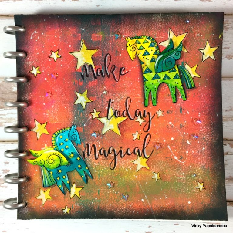 Art Journal | gel printing | Vicky Papaioannou