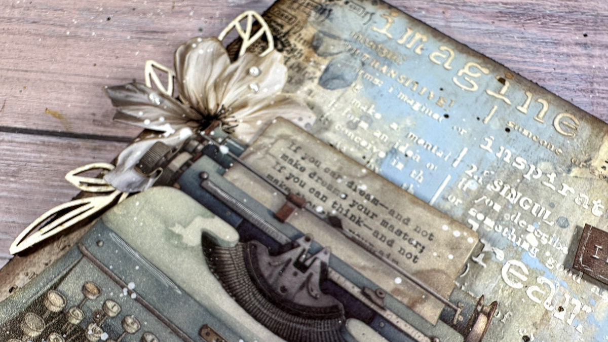 Mixed media canvas | secret diary collection | Vicky Papaioannou